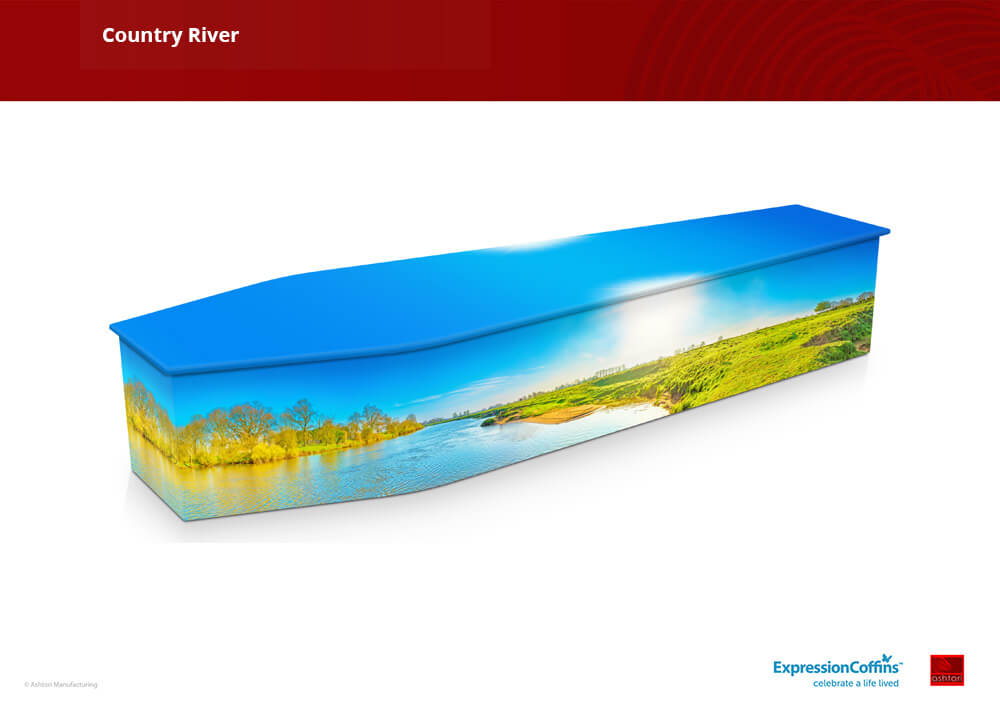 Expression pictured coffins - Mount Alexander Funerals