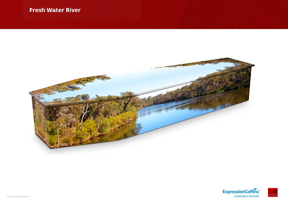 Expression pictured coffins - Mount Alexander Funerals